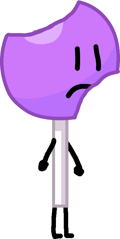 Download Licked Lollipop - Bfdi Lollipop Png - Full Size PNG Image - PNGkit