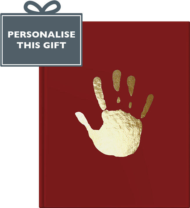 Download Personalised Foil Blocked Handprint Notebook - Sign - Full ...