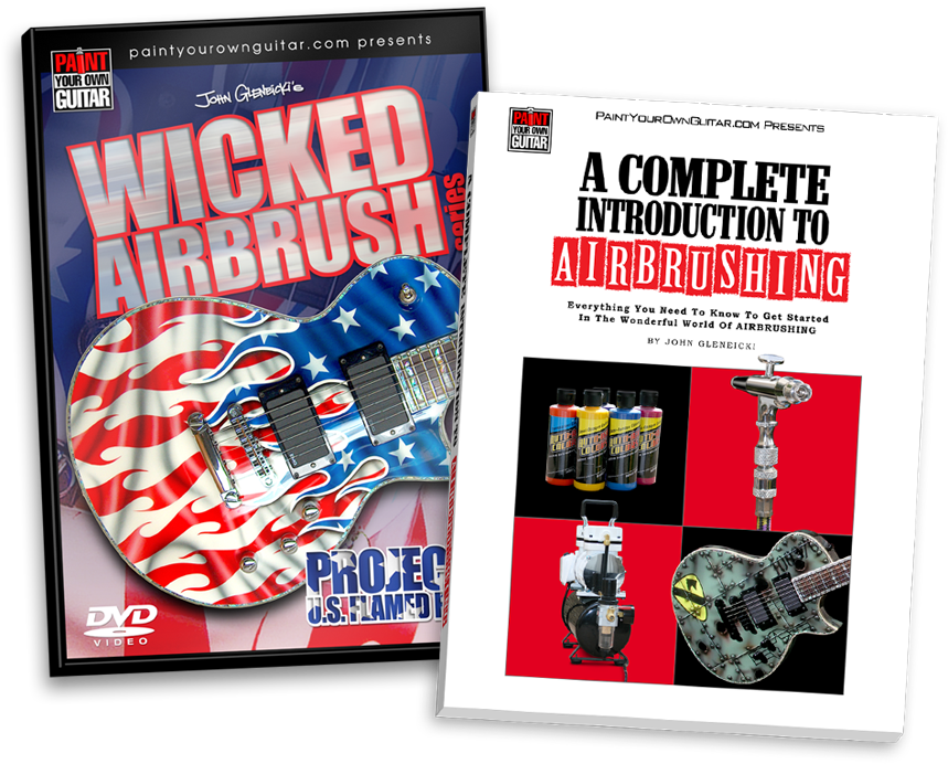 Download Wicked Airbrush Series Dvd - Airbrush Guitar - Full Size PNG ...