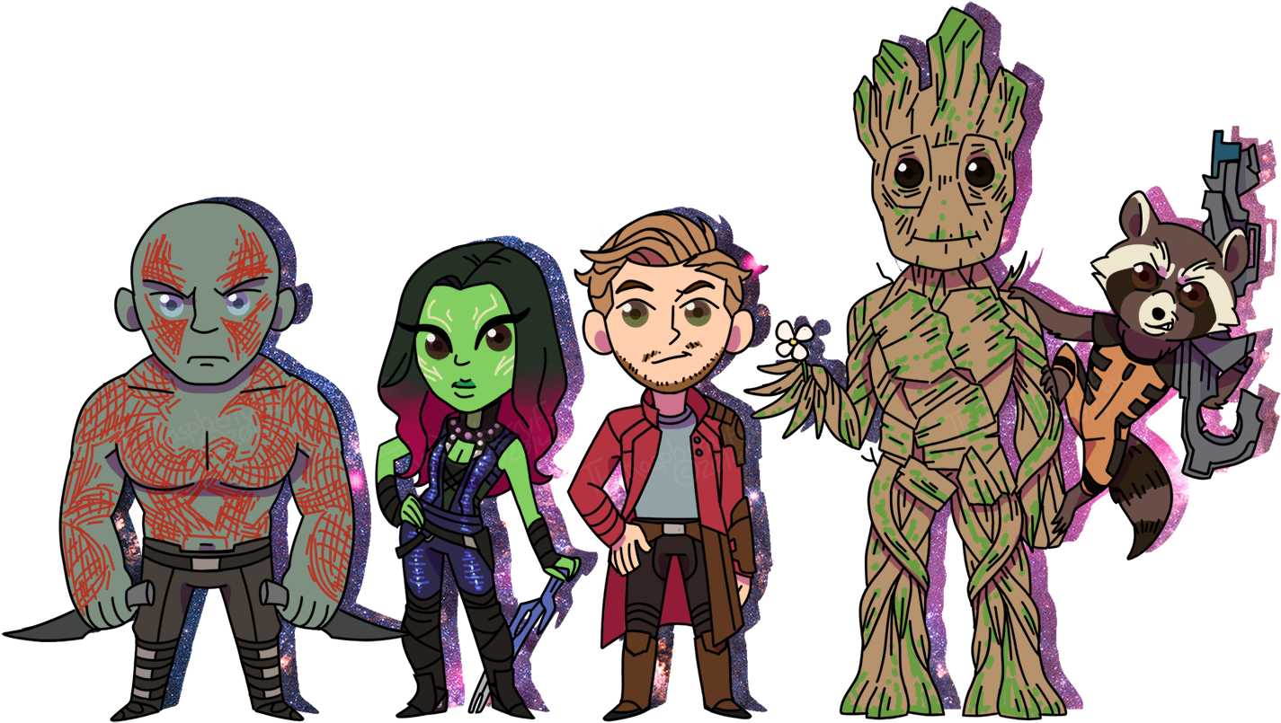 Download Guardians Of The Galaxy - Guardians Of Galaxy Groot Chibi ...