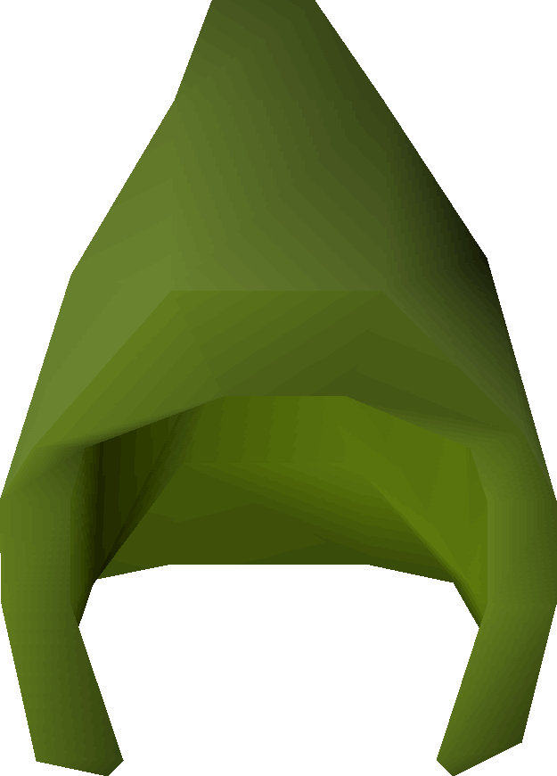 Download The Ranging Hood Is The Skillcape Hood Associated With - Green ...