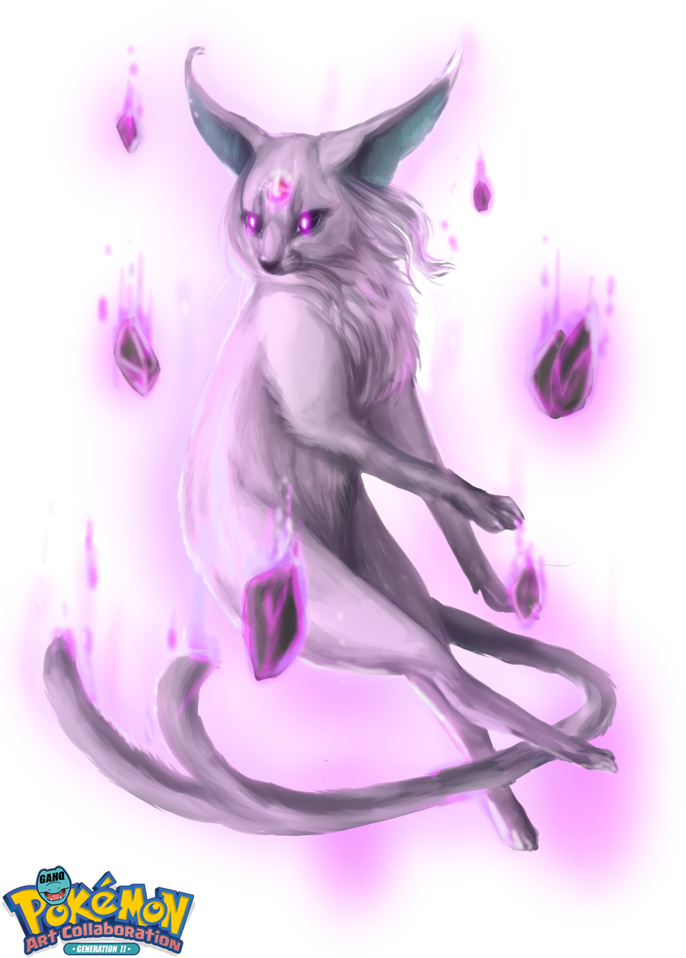 Download Espeon Used Psyshock By Muns11 - Illustration - Full Size PNG ...