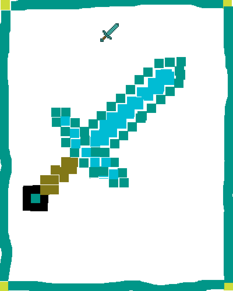Download Diamond Sword - Weapons Minecraft - Full Size PNG Image - PNGkit