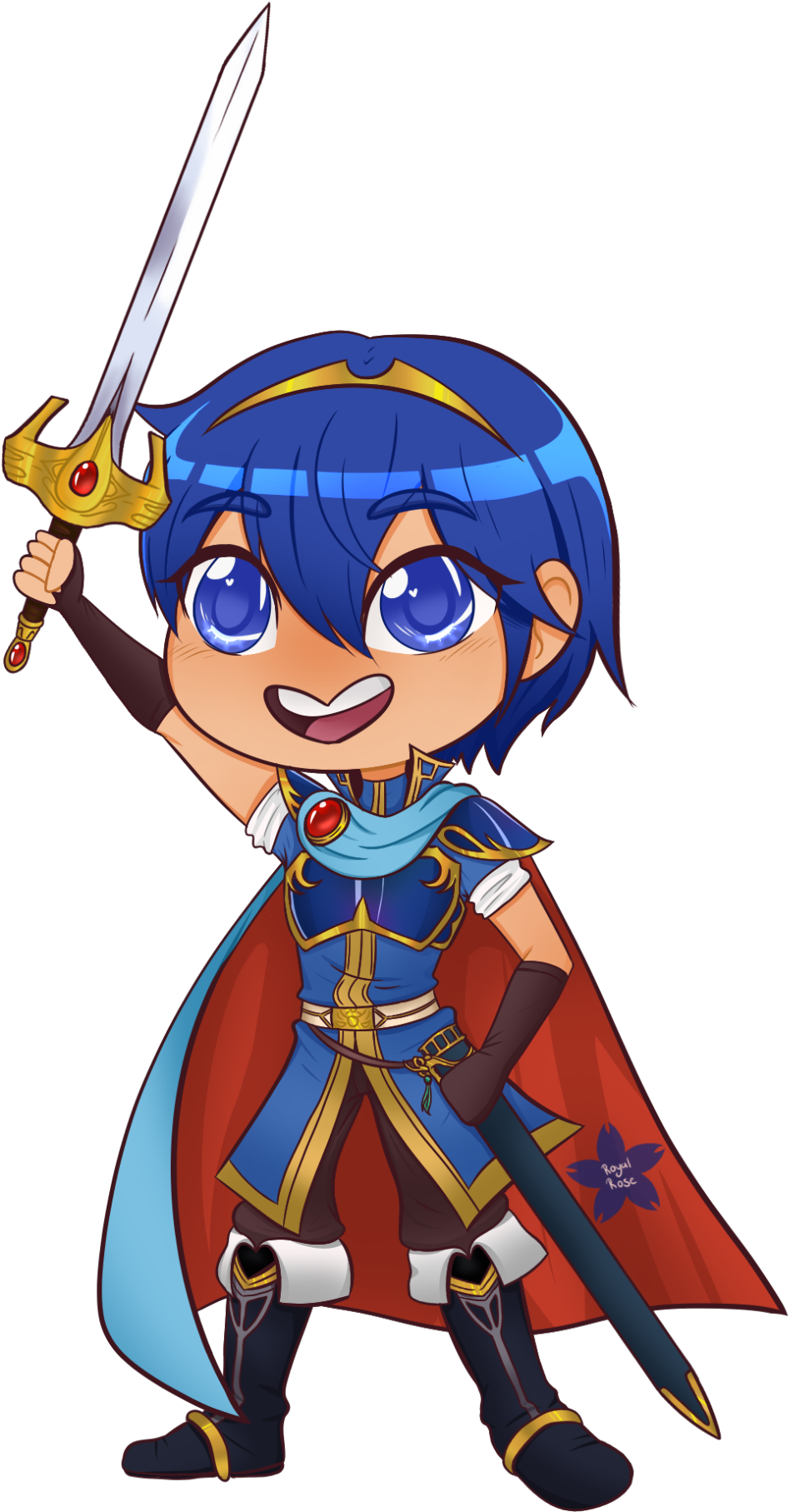 Download Marth Is One Of My Favorite Fe Character So It Was - Cartoon ...