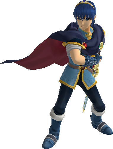 Download Marth Render - Figurine - Full Size PNG Image - PNGkit