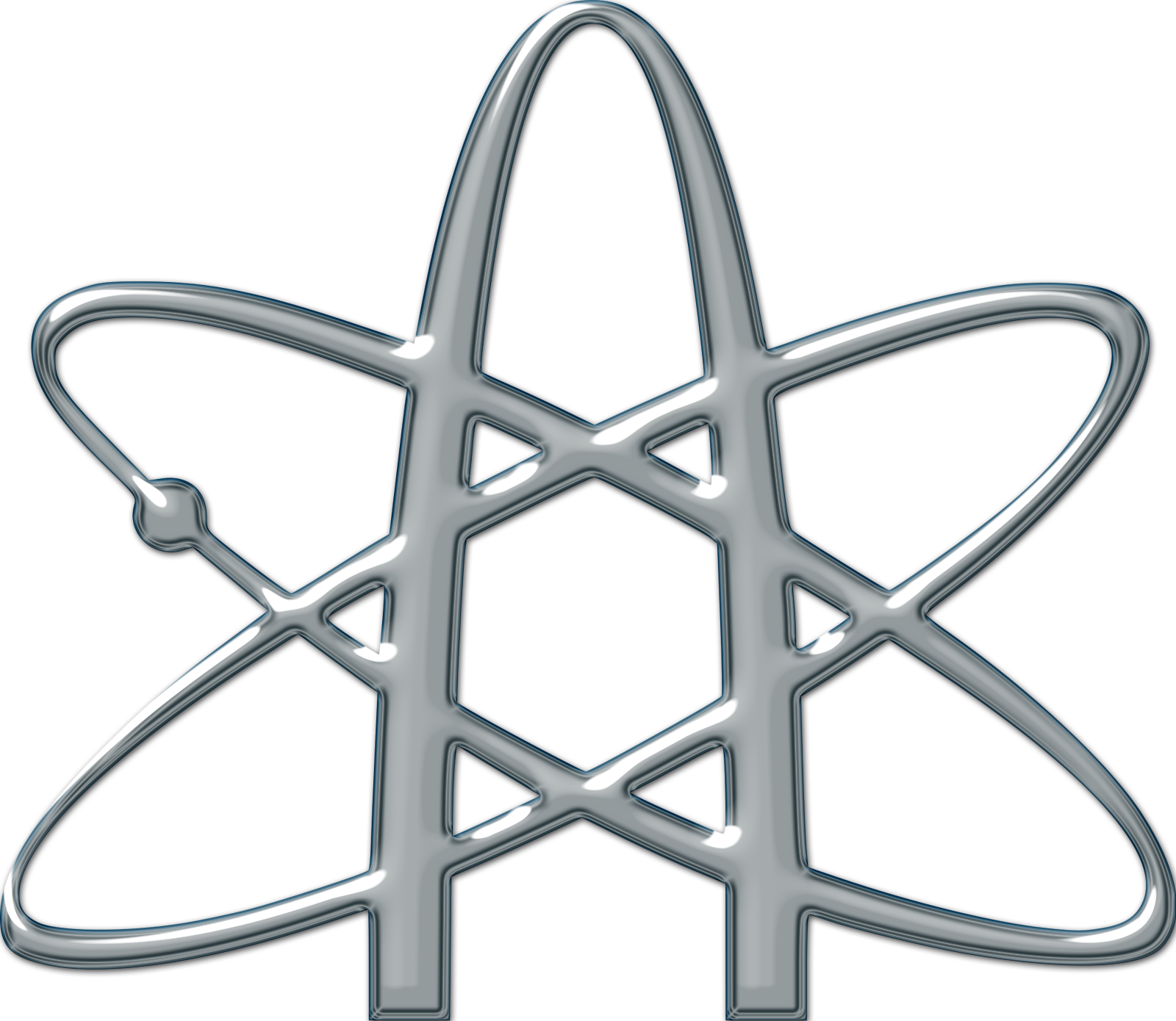 Download Atheism Logo Chrome Large - Atheist Symbol Png - Full Size PNG ...