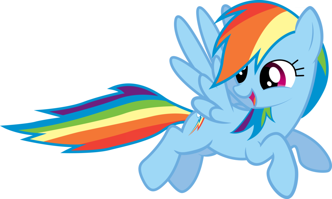 Download Rainbow Dash Flying - My Little Pony Flying - Full Size PNG ...