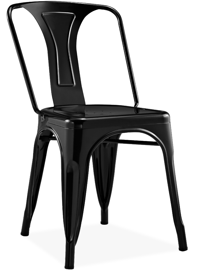 Download Tolix Chair Metal Black - Black Tolix Chair Png - Full Size PNG Image - PNGkit