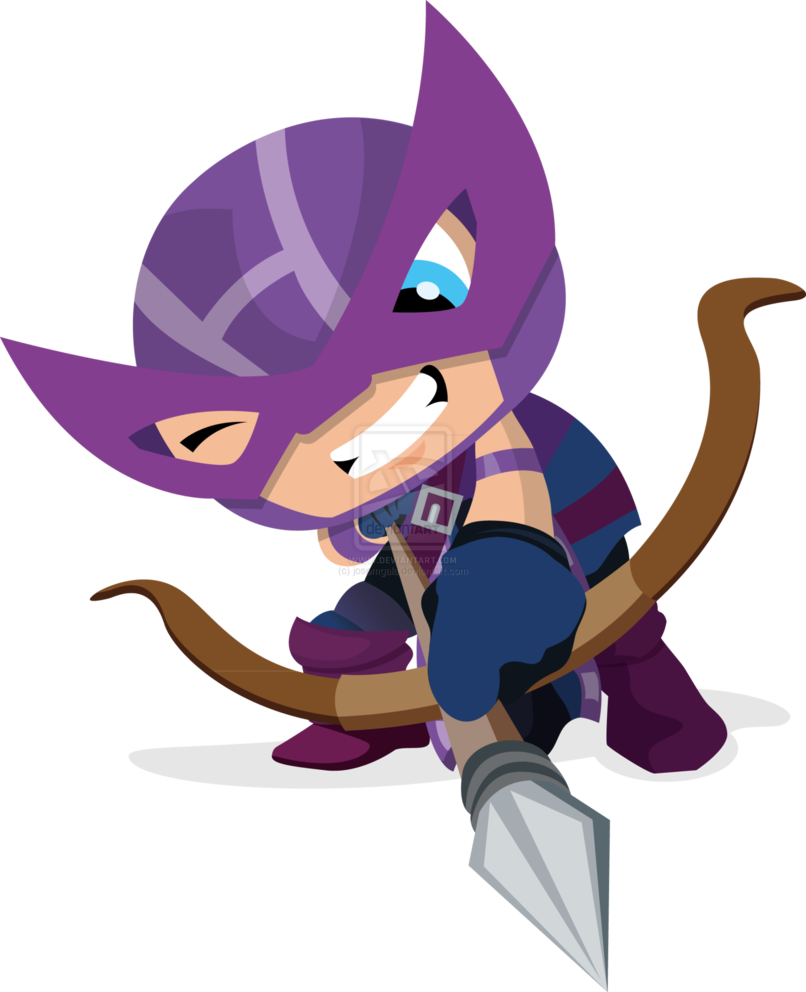 Download Hawkeye Clipart Chibi - Hawkeye Cartoon - Full Size PNG Image ...