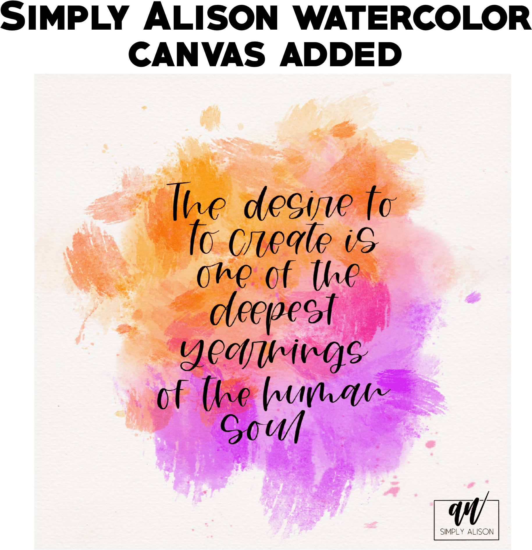 Download Watercolor - Handwriting - Full Size PNG Image - PNGkit