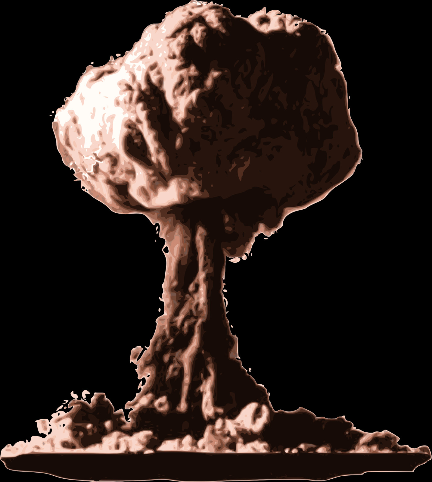 Download Mushroom Cloud Explosion Transparent Background - Full Size ...