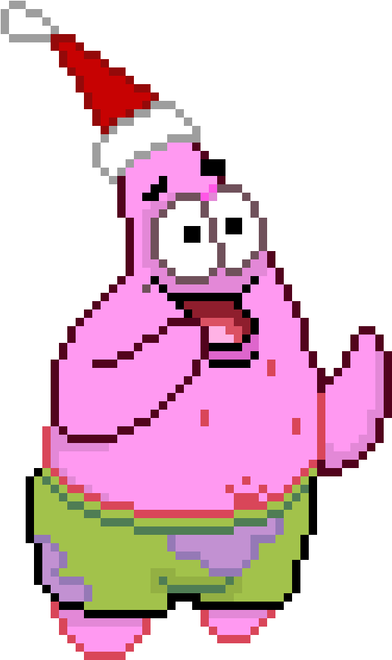 Download Patrick Star - Patrick Star Minecraft Pixel Art - Full Size ...