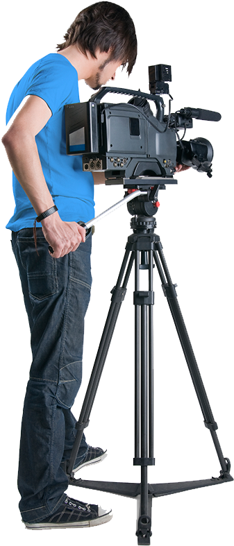 Download Cameraman - Journalist Reporter Cut Out - Full Size PNG Image ...