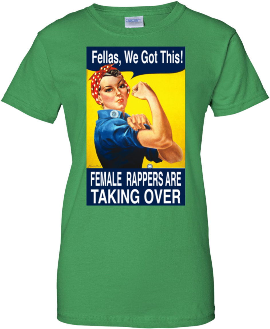 Download Female Rappers Are Taking Over Ladies' 100% Cotton - Rosie The ...