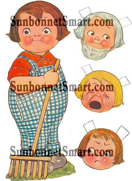 Download Vintage Boy Farmer Paper Doll - Dolly Dingle Paper Dolls ...