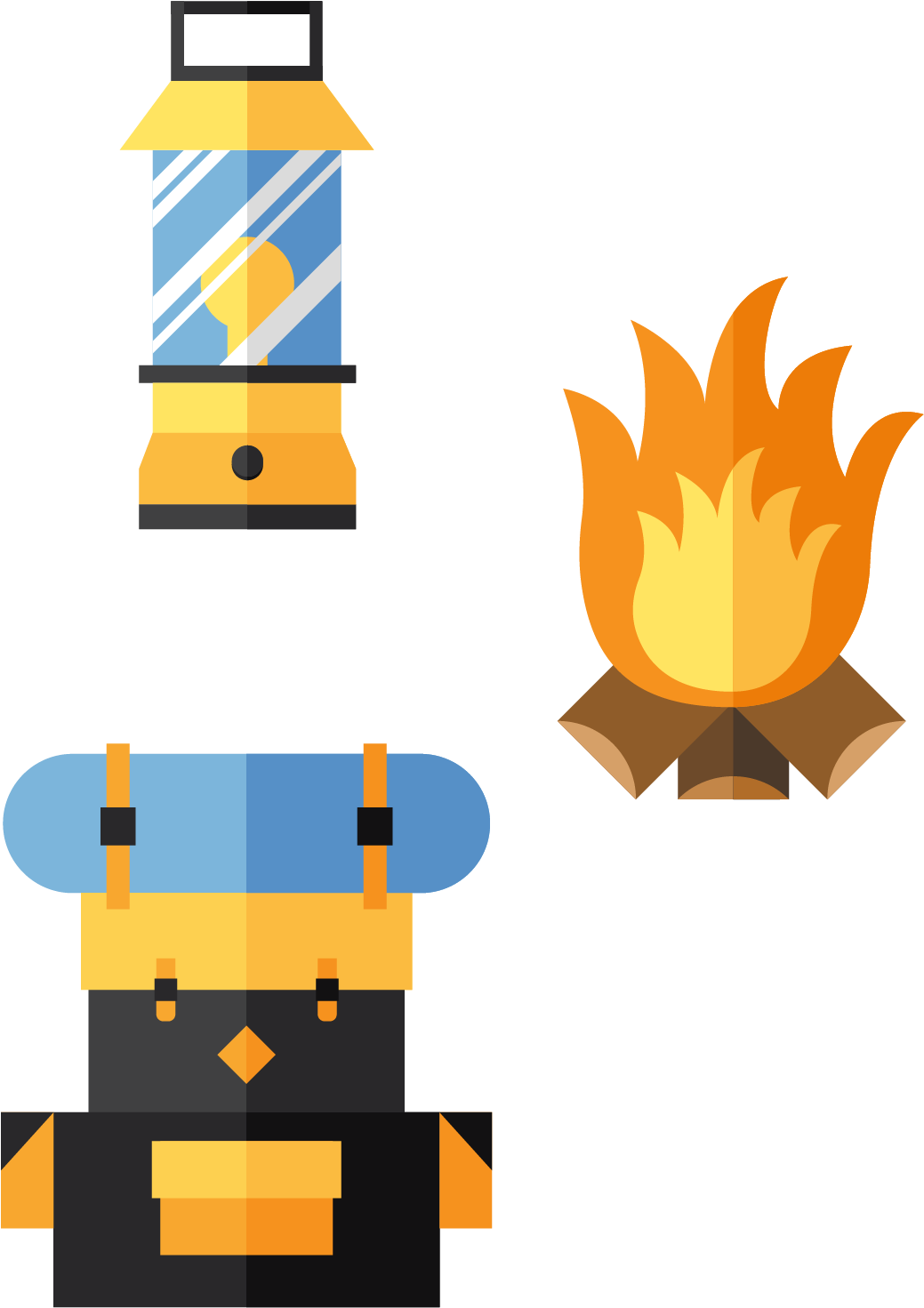 Download Camping Baggage Icon - Survival Backpack Icon - Full Size PNG ...
