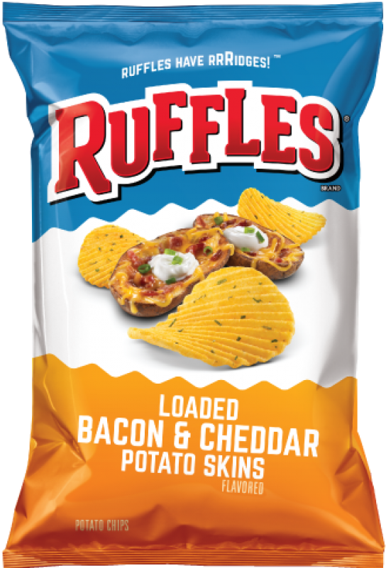 Download Ruffles Loaded Bacon & Cheddar Potato Skins Flavored - Totopo ...