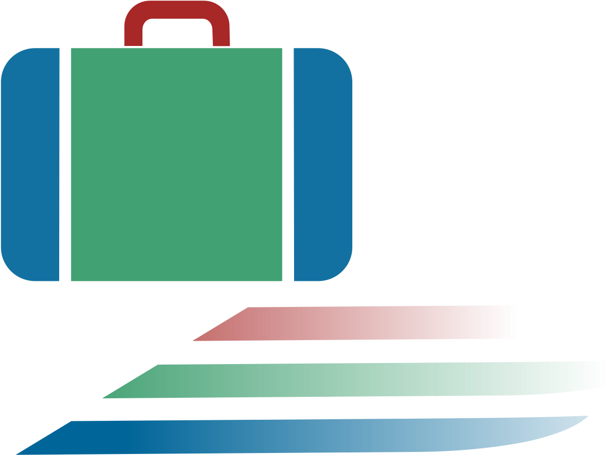 Download Suitcase Icon Blue Green Red Dynamic V14 - Briefcase - Full ...