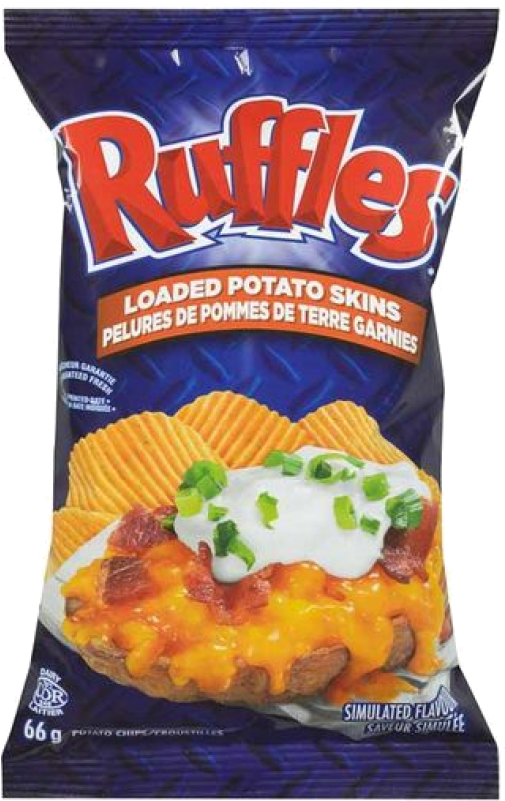 Download Potato Chips Clipart Ruffle - Ruffles - Full Size PNG Image ...