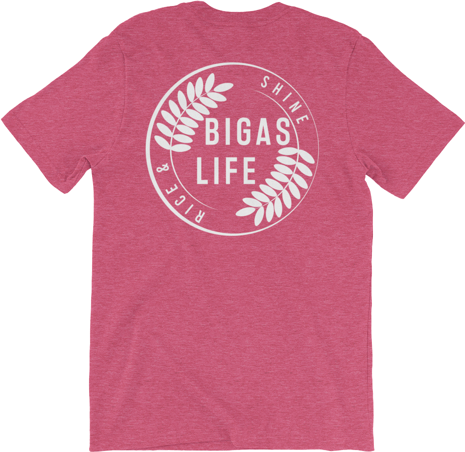 Download Rice & Shine™ Short Sleeve Unisex Heather Raspberry - Shirt ...