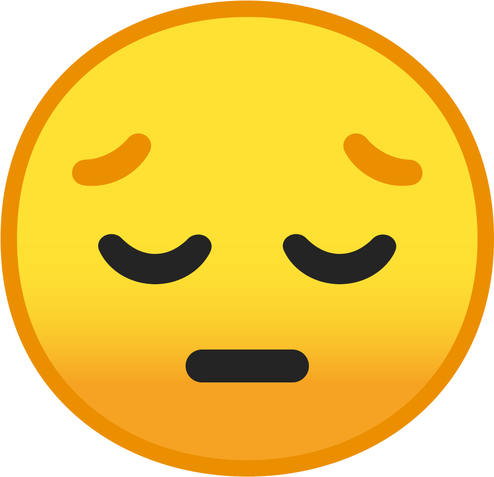 Download Download Svg Download Png - Pensive Face Png - Full Size PNG ...