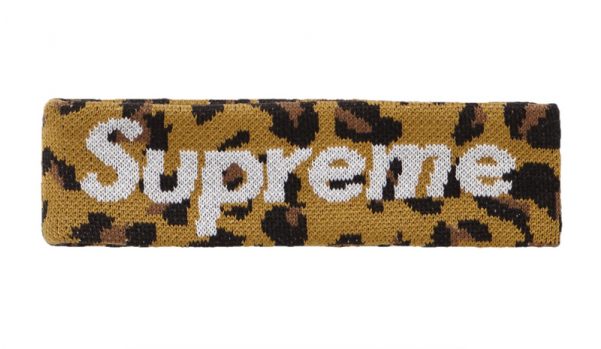 Download Supreme New Era Big Logo Headband - Label - Full Size PNG ...