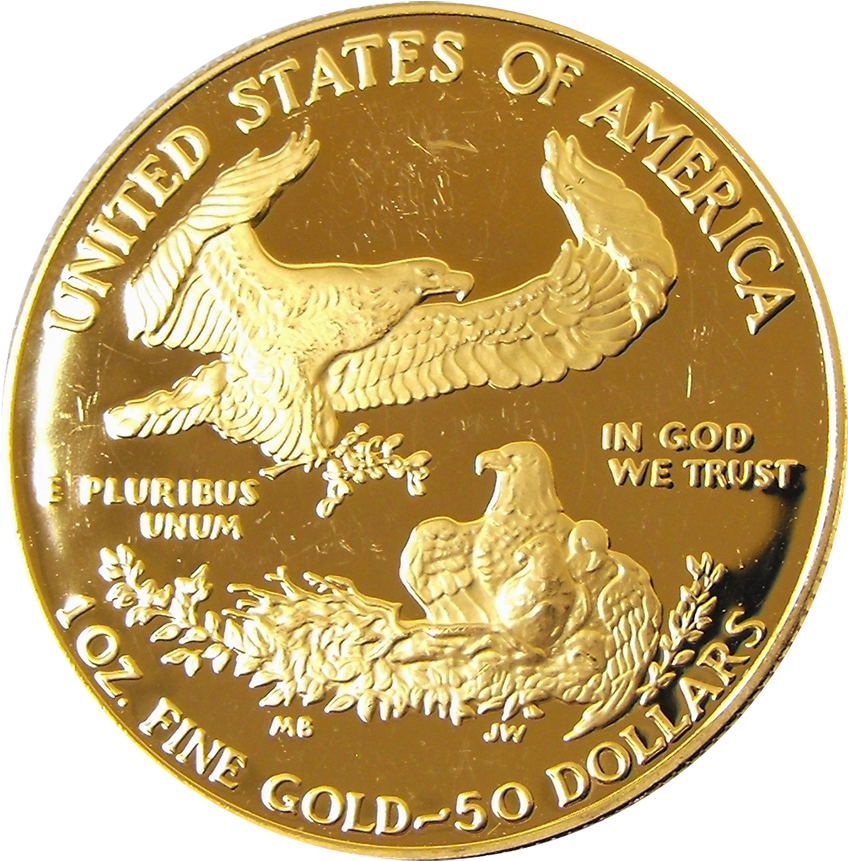 Download Pre-owned Usa 1987 Eagle 1oz Gold Proof Finish Coin - 1986 ...