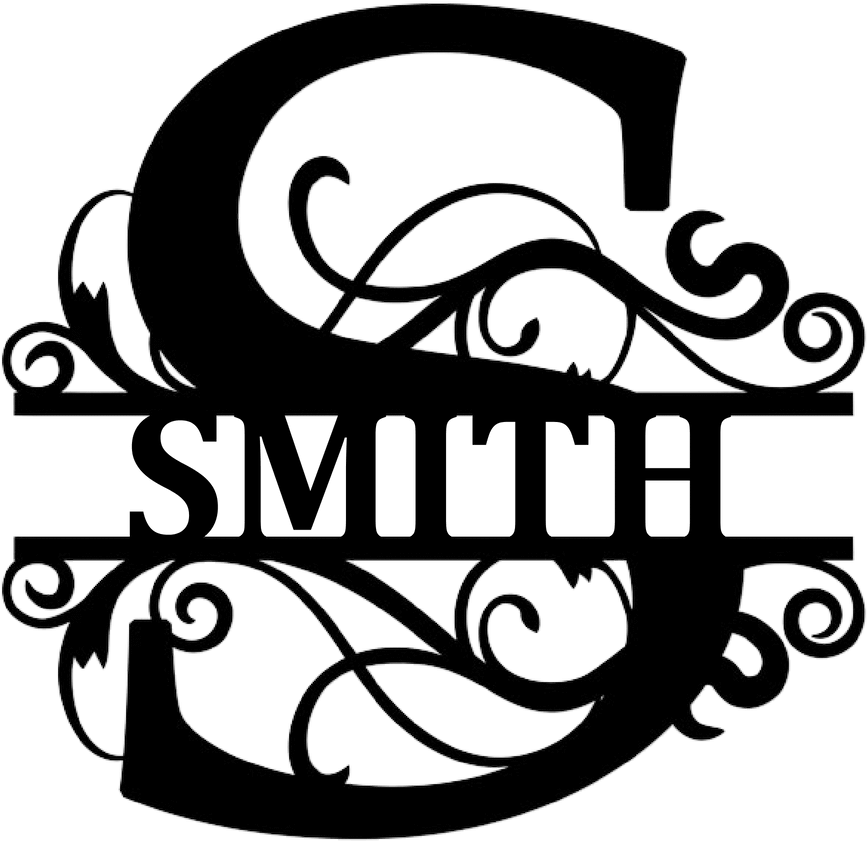 Download Split Letter Monogram S - Full Size PNG Image - PNGkit