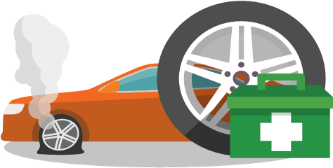 Download Car Tire Puncture Repair - Car - Full Size PNG Image - PNGkit
