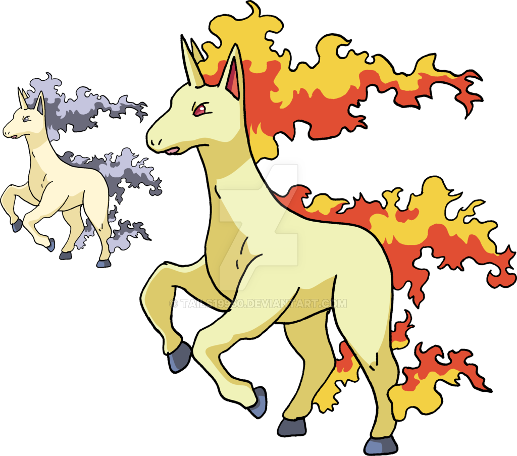 Download 078 - Rapidash - Art V - 2 By Tails19950 - - Evolution Chart ...