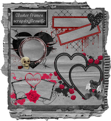 Download Gothic Romance Cluster Frames & Freebie - Romance - Full Size ...