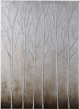 Download Picture- Sterling Trees 36x50 - Silver Trees Modern Wall Art ...