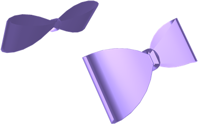 Download Violet Ribbon Px - Roblox Ribbon - Full Size PNG Image - PNGkit