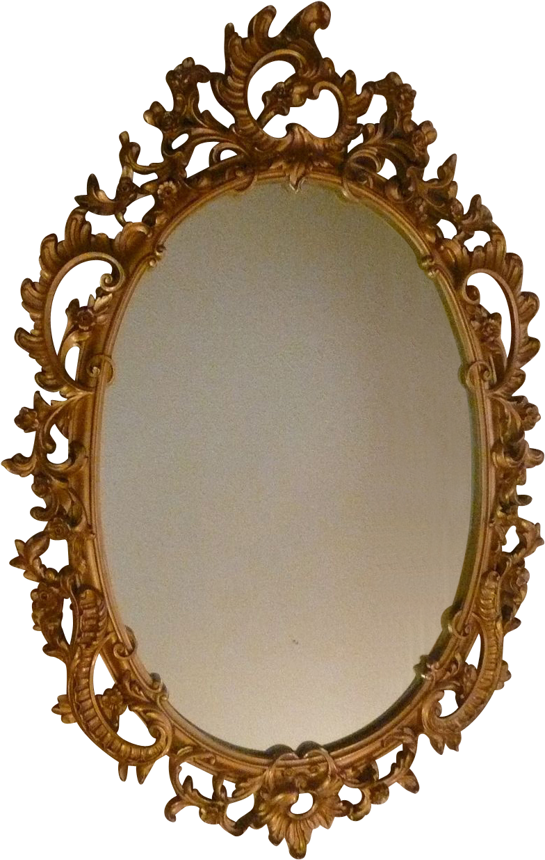 Download Transparent Mirror Ornate - Mirror With Transparent Background ...