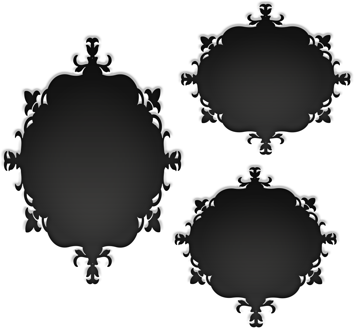 Download Free Chalkboard Shapes Ornate Victorian - Chalk Board Frames ...