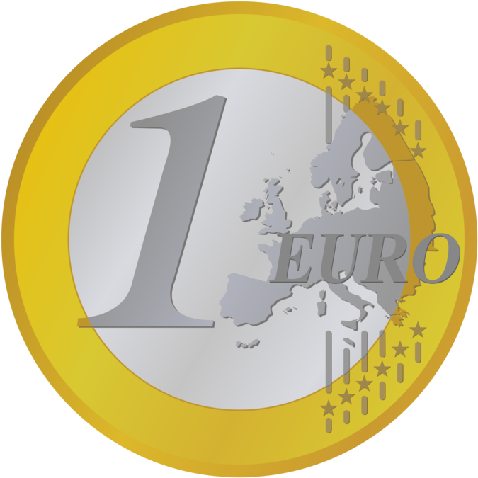 Download 1 Euro Coin Euro Coins 2 Euro Coin - Circle - Full Size PNG ...
