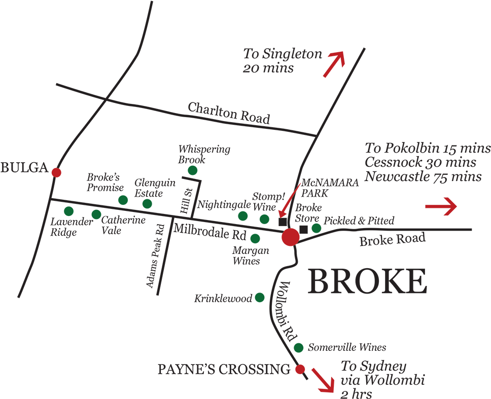 Download Broke Fordwich, Hunter Valley Map - Diagram - Full Size PNG ...