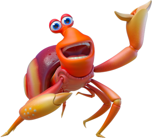 Download Herman - Freshwater Crab - Full Size PNG Image - PNGkit