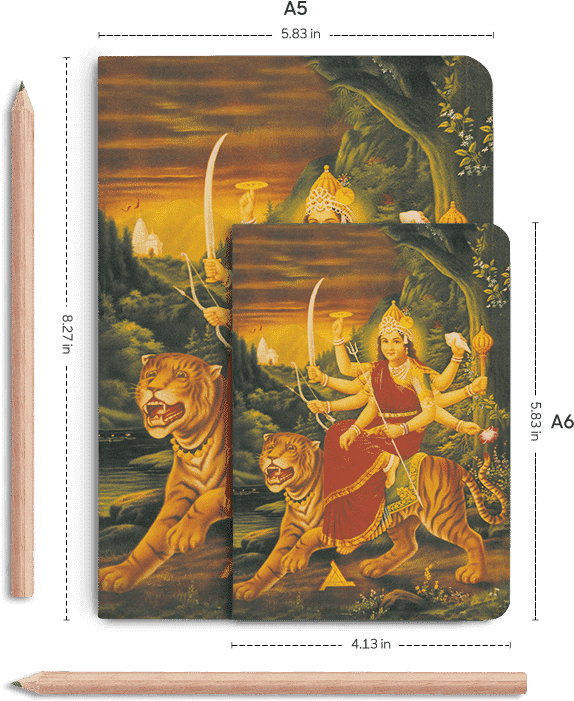 Download Dailyobjects Shree Durga A5 Notebook Plain Buy Online - Durga ...