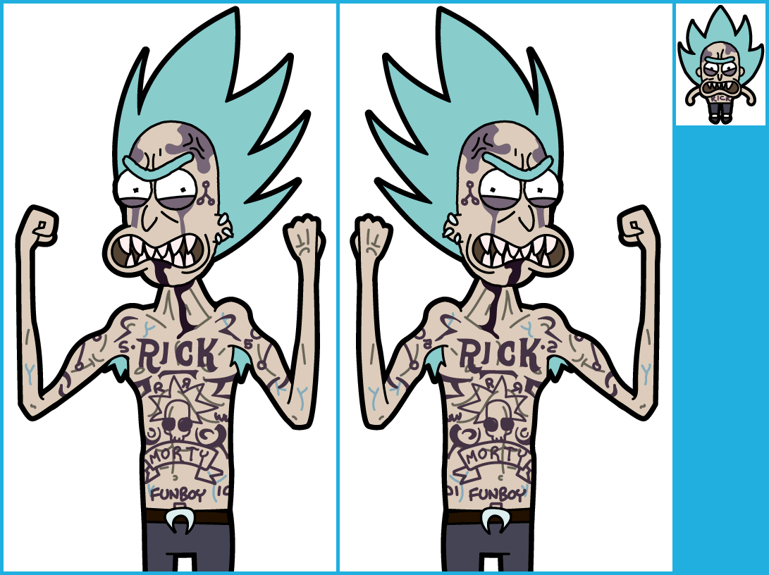 Download Click For Full Sized Image Wrath Rick - Full Size PNG Image ...
