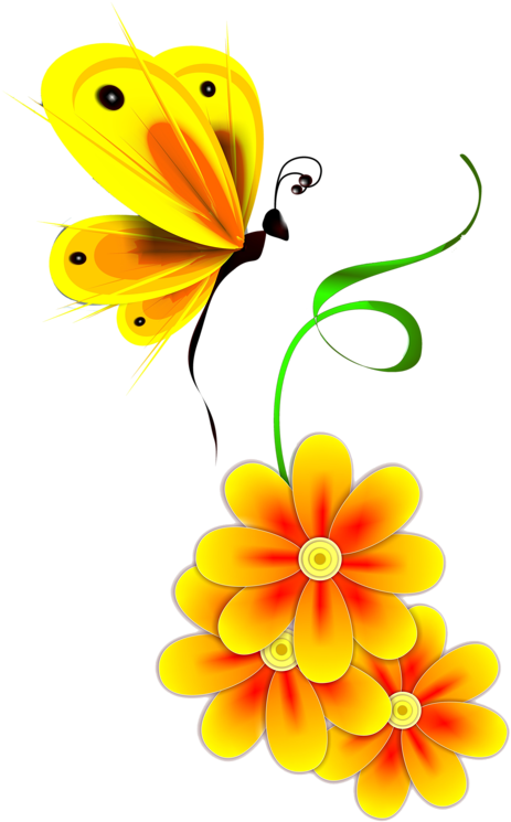 Download C5f41d4d Bug Images, Butterfly Clip Art, Bugs - Yellow ...