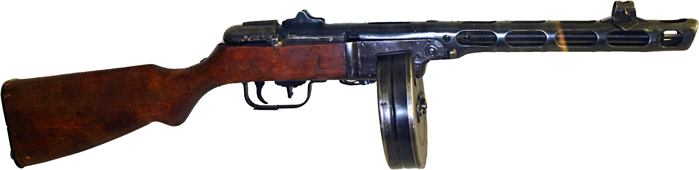 Download Ppsh 41 Submachine Gun - Full Size PNG Image - PNGkit