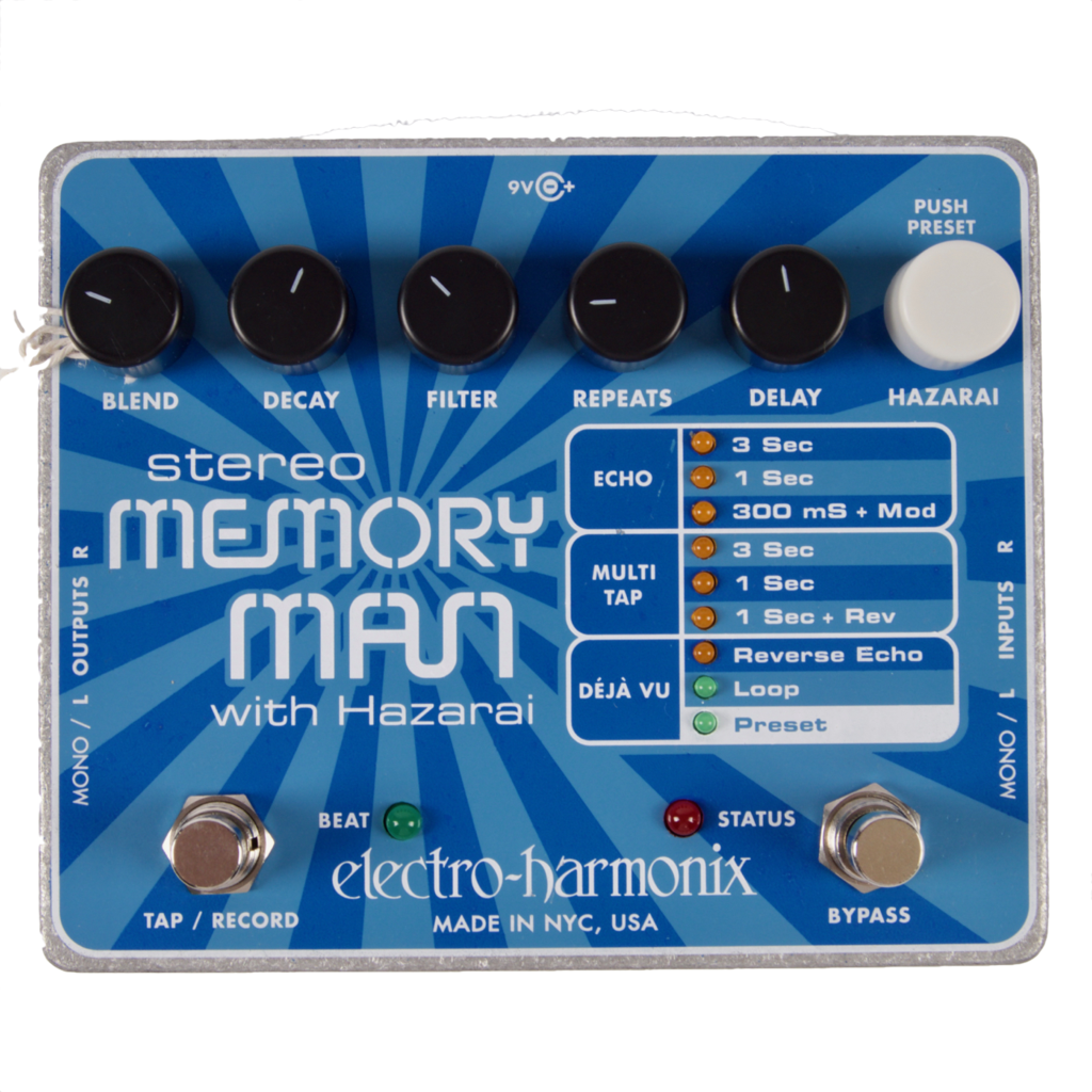 Download Electro-harmonix Stereo Memory Man With Hazarai - Stereo ...