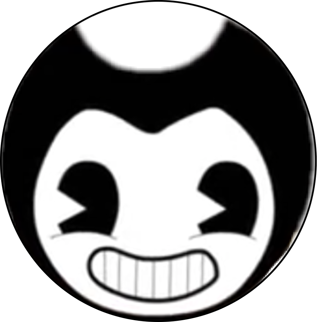 Download Transparent Bendy Sticker - Bendy And The Ink Machine Face ...