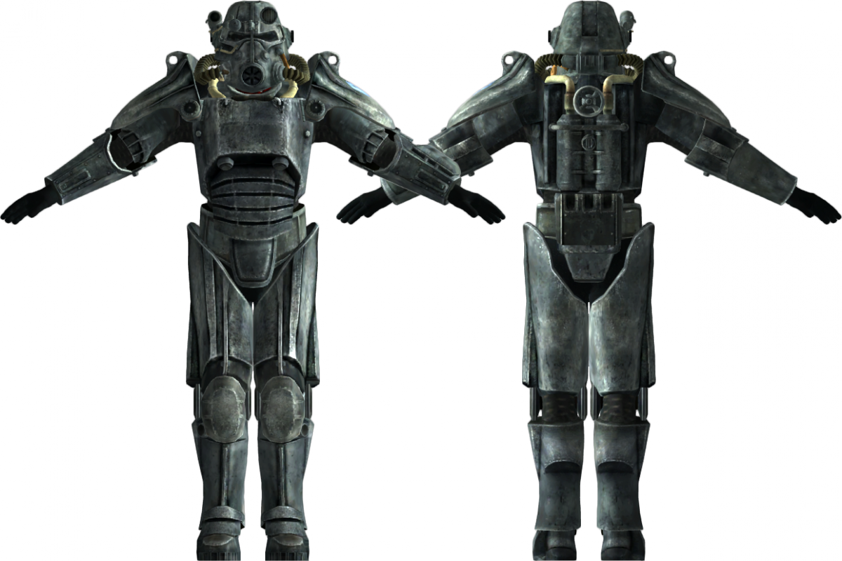 Download Broken Power Armor - X01 Power Armor New Vegas - Full Size PNG ...