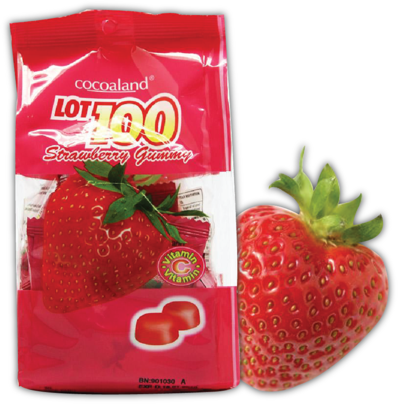 Download Strawberry Gummy - Lot 100 Gummy 150g - Full Size PNG Image - PNGkit