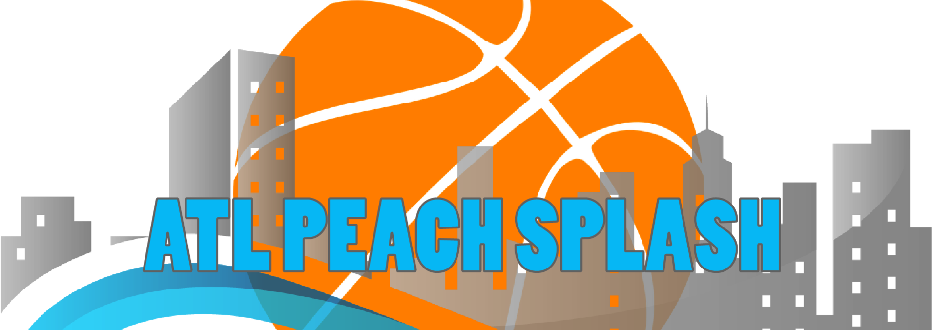 Download Atlanta Peach Splash - Graphic Design - Full Size PNG Image ...