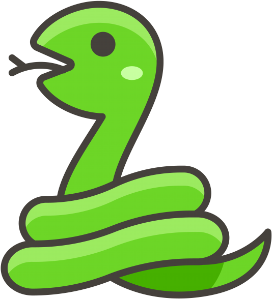 Download Snake Emoji Icon - Icon Ular - Full Size PNG Image - PNGkit