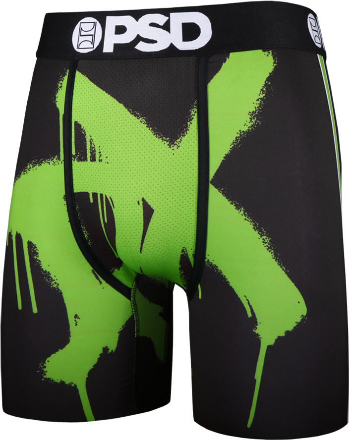 Download Green Boxer Brief By Psd Underwear - Full Size PNG Image - PNGkit