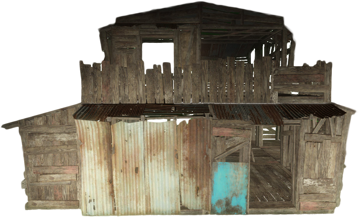 Download Wood Structure - Fallout 4 Wooden Shack - Full Size PNG Image ...